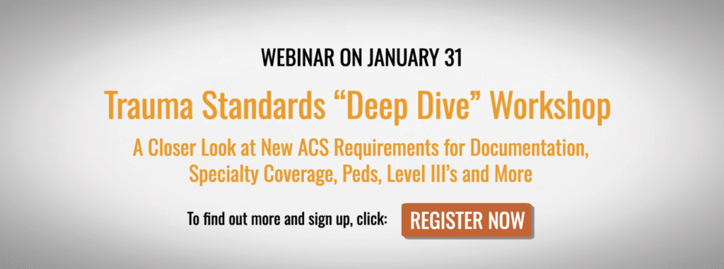9 new expectations in the 2022 ACS trauma center standards – Trauma ...