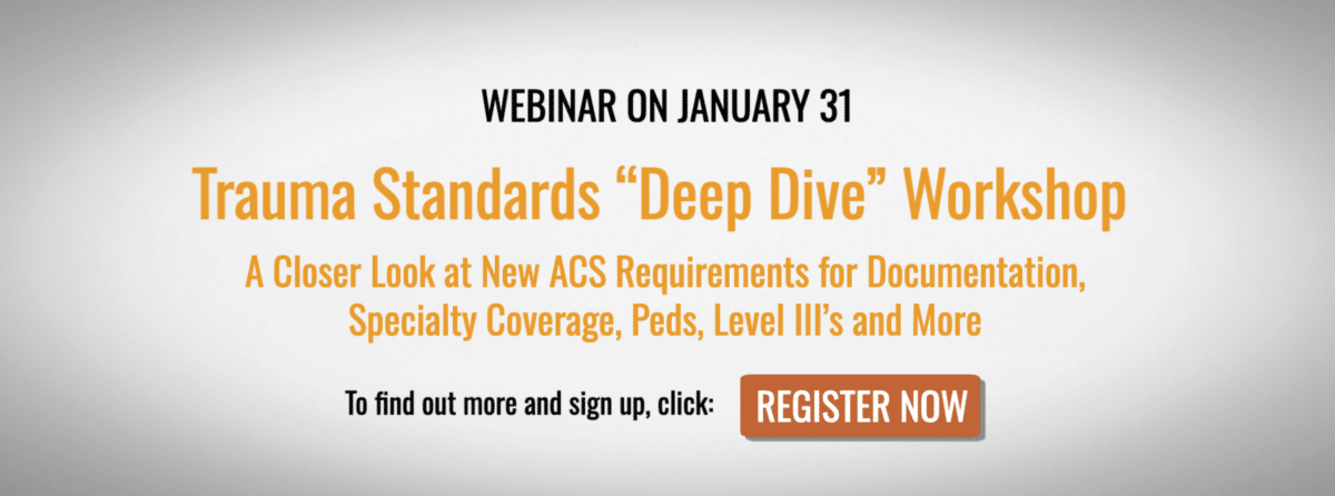 9 new expectations in the 2022 ACS trauma center standards – Trauma ...