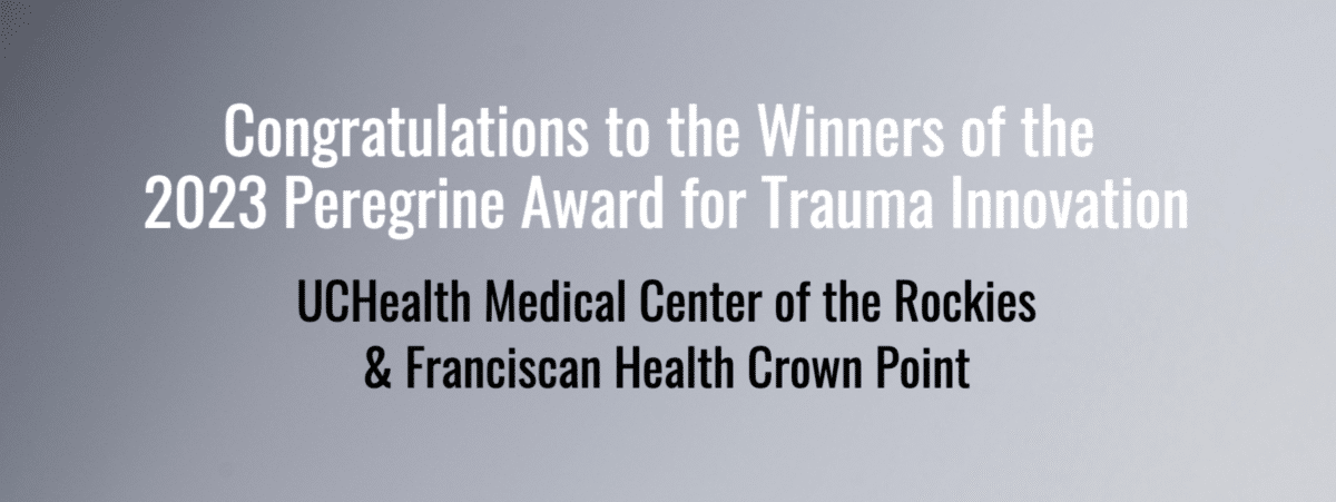 Innovation Award – Trauma System News