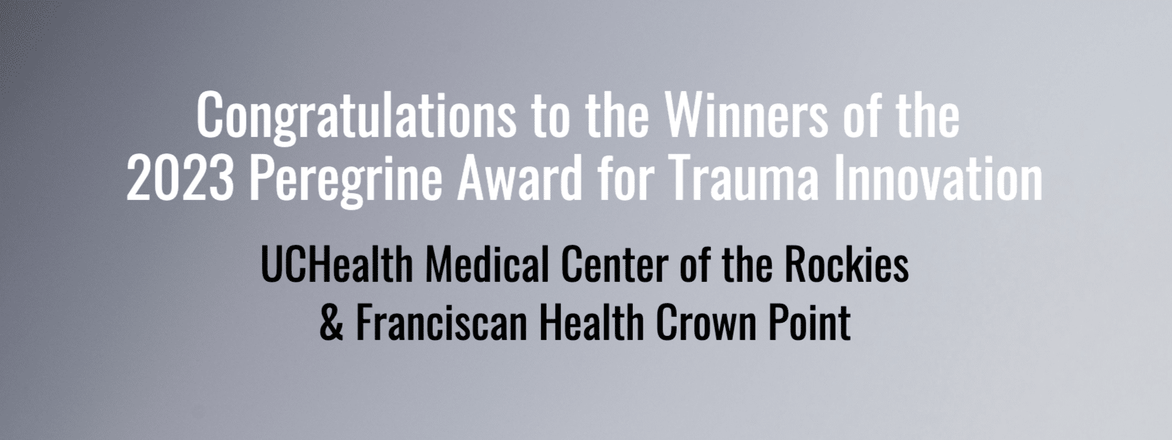 Innovation Award – Trauma System News