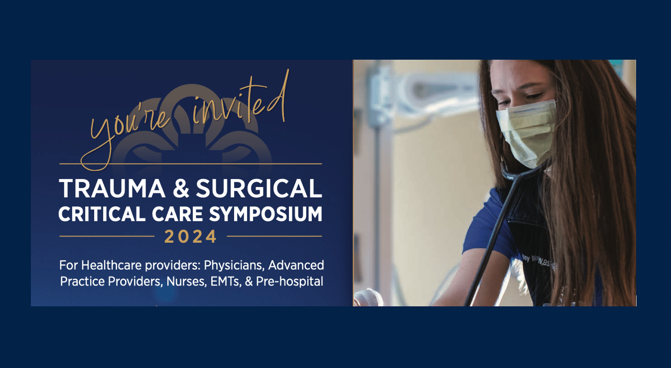 2024 Erlanger Trauma Symposium to take place in May - Trauma System News