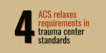 ACS relaxes requirements in 4 trauma center standards - Trauma System News