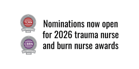 Nominations now open for 2026 trauma nurse and burn nurse awards ...